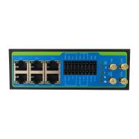 China Sim Card Slot Lte Gps Openwrt Industrial Wireless Router Metal Enclosure for sale