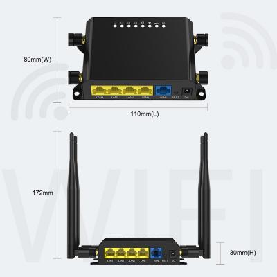 China Zbt OpenWRT Wifi Hotspot Router Modem RJ45 Ethernet Port 12V 1A Power Supply for sale