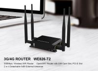 China 1200Mbps CAT6 OpenWrt Lte Wifi Router Removable 5dBi Antennas for sale