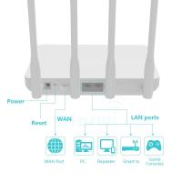 China Large Capacity Ram64M Unlock Wifi Router For Home 300mbps Openwrt System / OS for sale