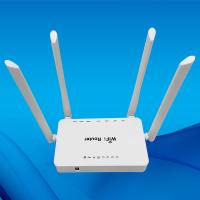 China Flash Spi Home Network Router , 300Mbps Plastic Openwrt Wireless Router for sale