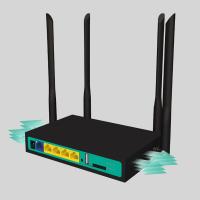 China WRT System 300Mbps Semaphore Display 3G 4G Wifi Router Supports RESET for sale
