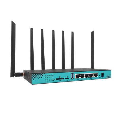 China 4G LTE 5G Wireless Wifi Router Gigabit Dualband Hotspot 802 .11AC Black Metal Case for sale