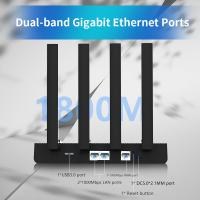 China Dual Band MT7621A 1800Mbps WIFI6 Router Openwrt Speed for sale