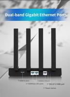 China Unlocked ZBT 5dBi Antennas WIFI6 Router 1800Mbps 4G Lte Router for sale