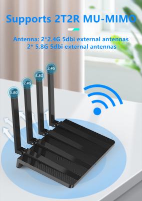China 802.11ax MT7975D MTK7621 WIFI6 Router USB 3.0 10/100/1000M 1800Mbps for sale