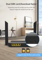 China 1200mbps 2.4GHz 5.8GHz Cat6 4g Wireless Router MT7628NN For Home for sale