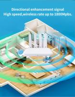China OpenWRT System 1800Mbps Mesh Wifi 6 Router 802.11AX Wifi 128MB Flash 10 / 100 / 1000Mbps for sale