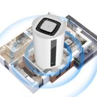China Wireless Indoor Wifi 6 Mesh Router White Color Plastic Case IPQ6000 CPU for sale