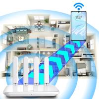 China 1800Mbps 802.11AX Wifi 6 Mesh Wireless Router 1WAN 3LAN Wifi Router for sale