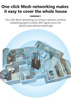 China 1800Mbps Wireless Wifi 6 Router IPQ6000 1 WAN 3 LAN Ports Support Mesh System for sale
