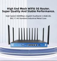 China IPQ8072A Chipset 3600Mbps 5G Wireless Router Gigabit Mesh Wifi 5G Modem With SIM Card for sale