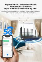 China 3600Mbps 5G Wireless Wifi Router Gigabit Ethernet Ports IPQ8072 Wifi Solution for sale