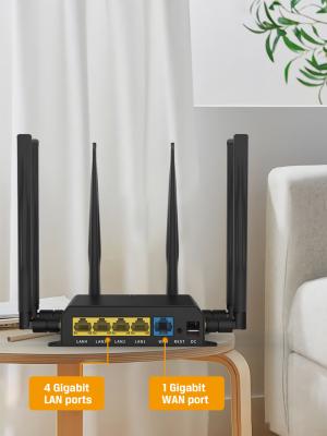 China Small Size 5G CPE Router OpenWRT 2.4G 300Mbps 5G Wireless Router With SIM Slot for sale