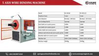 China CNC wire bending machine metal wire diameter 6.0~12.0mm for wire bending for sale