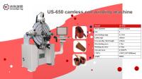 China Motor inductor coil winding machine, CNC Copper Flat Wire Inductor Coil Winding Machine US-650, Enameled wire bending machine for sale