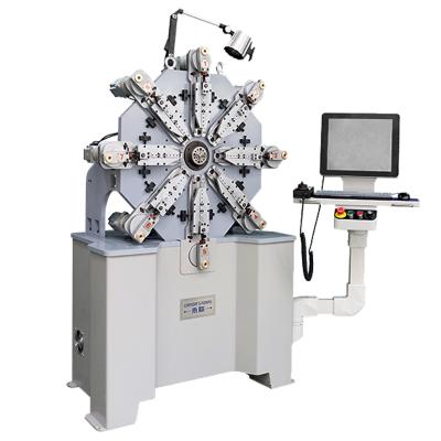 China 10 Axes CNC wire spring making machines manufacturing machine 0.3 2.5mm for sale