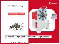 China Wire Diameter 0.3-2.5mm CNC Metal Wire Spring Former with Wire Rotation and Camless for sale