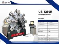 China 45000 KG Weight CNC Automatic Rotary Wire Forming Machine for Grey and Red Wire Bending for sale