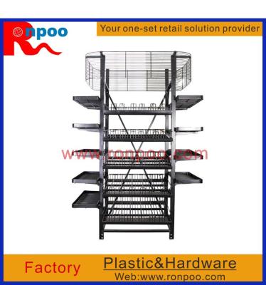 China Supermarket display stand, Chain stores display racks, Standing Metal wire display, Custom wire countertop displays for sale