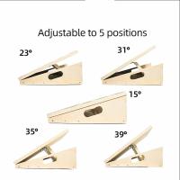 China Professional Adjustable Calf Stretcher Multi-gear calf Achilles tendon exercise standing Wooden Slant Board for sale