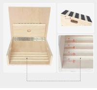 China Professional Adjustable Calf Stretcher Multi-gear calf Achilles tendon exercise standing Wooden Slant Board for sale