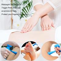 China Manual Thumb Massage Tools Physiotherapy Press Trigger Point Full Body Deep Tissue Massage Relax T-shaped Point Massager for sale