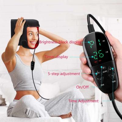 China 150 LEDs 660nm and 830nm Wavelength Infrared Light Whole Body Therapy Hair Growth Laser Infrared Light Hood for sale