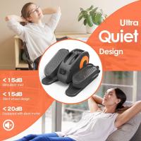 China Under Desk Elliptical Machines for Home Use Seated Elliptical Leg Exerciser Portable Under Desk Bike Pedal Exerciser for Seniors for sale