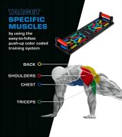 China Multifunctional Foldable Pushup Board Fitness Floor press up Muscle Exercise Home Workout for sale
