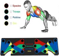 China Multifunctional Foldable Pushup Board Fitness Floor press up Muscle Exercise Home Workout for sale