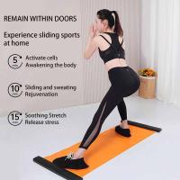 China Speed Skating Slide Board Exercise Mat For Plank Workout for sale