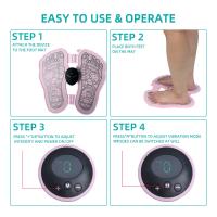 China USB Rechargeable Feet Massage Foldable Calves Tool Anti Fatigue Sore Feet Relief Device Relaxation Gifts Foot Stimulator Mat for sale