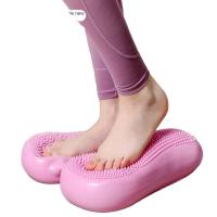 China Yoga Air Balance Cushion Board Inflatable Stepper PVC Foot Balance Pedal Multifunctional for sale