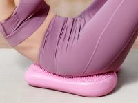 China Yoga Air Balance Cushion Board Inflatable Stepper PVC Foot Balance Pedal Multifunctional for sale