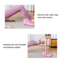 China Air Balance Cushion Board Yoga Inflatable Stepper PVC Multifunctional Inflatable Balance Stepper for sale