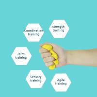 China 4pcs Hand strength recovery, grip and finger separation Strengthening Training Tool Finger Exercise Mud for sale