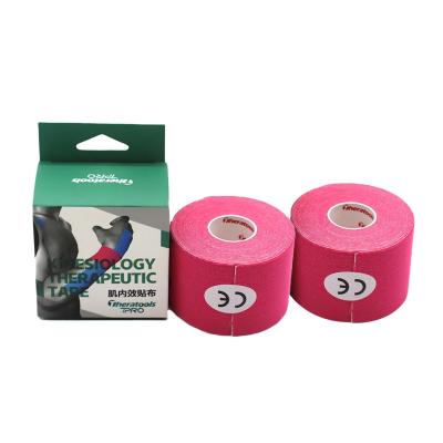 China Kinesiology Tape for Physical Therapy Athletes Shoulder Back Muscles Joints Sports Tape Waterproof  Breathable Latex Free 5m*5cm for sale