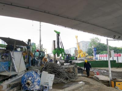 China Used Piling Rig Machine with 30 Meters Max Pile Length, ISUZU AA-6HK1XQP Engine, and 66 Kpa Ground Pressure for Heavy Duty Construction for sale