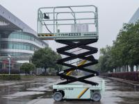 China Mechanism Hydraulic Electric Scissor Lifting Table Mobile With Guardrail for sale