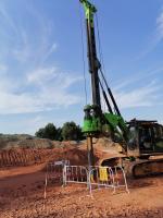 China Used Piling Rig Machine with Closed Loop Hydraulic System, Rated Speed 3.1 or 5.2 Kmh, and 20t Machine Weight for Precise Piling for sale