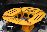 China 280kN Max Rod Pressure Concrete Hydraulic Pile Breaker Low Noise Operation CE ISO9001 for sale