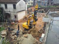 China Hydraulic Rotary Foundation Drilling Equipment Hire 16m Max Drilling Depth 50kn.M Max Torque KR50 for sale