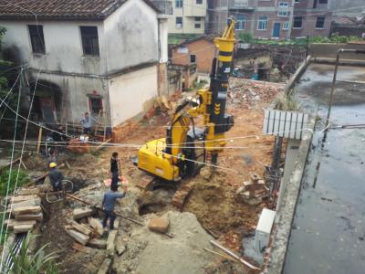 China Rotary Hydraulic Piling Rig Machine With Monitor Depth Control System KR50 Max. Drilling Depth 16M Max.  diameter 1300mm for sale