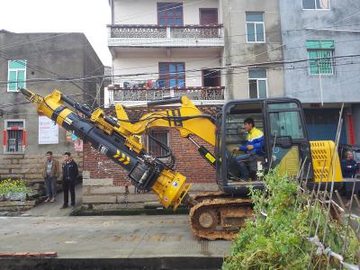 China 1.1m Cylinder Stroke Hydraulic Piling Rig For 16m Max  Drilling Depth 1.2m Diameter KR50 for sale