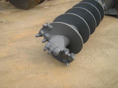 China Gravel Drilling Rig Foundation Drilling Tools Double Cut Rock Auger 0.6m -3m Drilling dia for sale