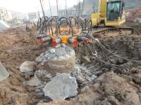 China Steel Casing Module Hydraulic Pile Breaker With 180mm Crowd Stroke 30mpa Max Crowd Pressure for sale