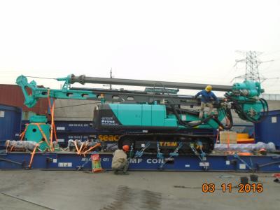 China 28m Drilling Depth Well Hydraulic Rotary Boring Piling Rig Machine With 8~30 Rpm Rotation Speed KR80A for sale
