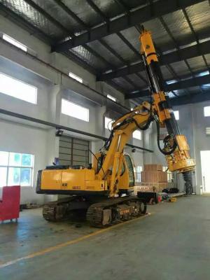 China Bored Pile Driver Hire , Driven Piles Construction Hydraulic Rig Machine 6.1T Total Weight for sale