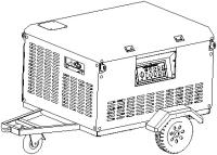 China Portable Hydraulic Power Pack with 470 L Fuel Tank Volume 240 L/min Max Flow Rate for sale
